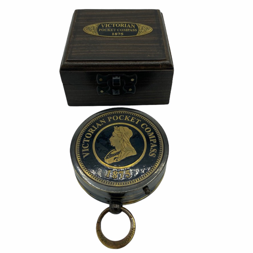 Black 3" Victoria Compass in a special Wood Box – Ahura Collectables