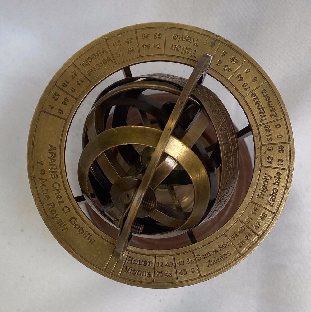 Bronze 5" Celestial Spherical Astrolabe or Armillary Sphere – Ahura ...