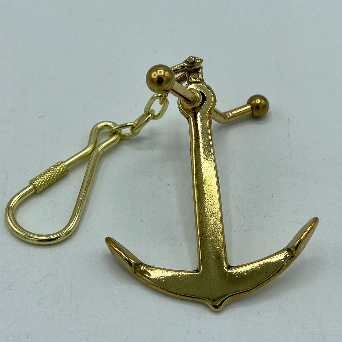 Brass Ship's Anchor Key Ring – Ahura Collectables
