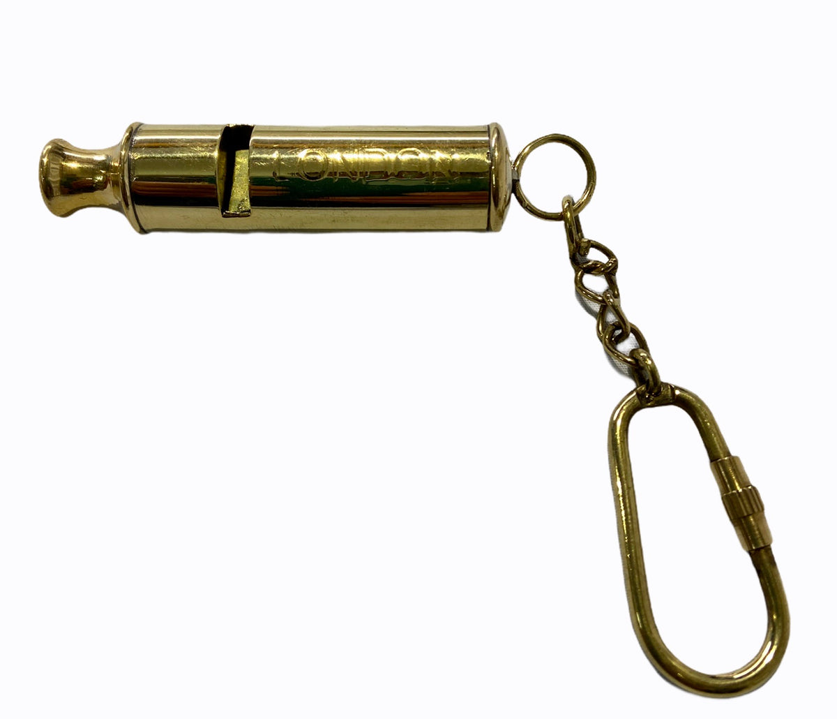 Brass or Chrome Police Whistle Key Ring – Ahura Collectables